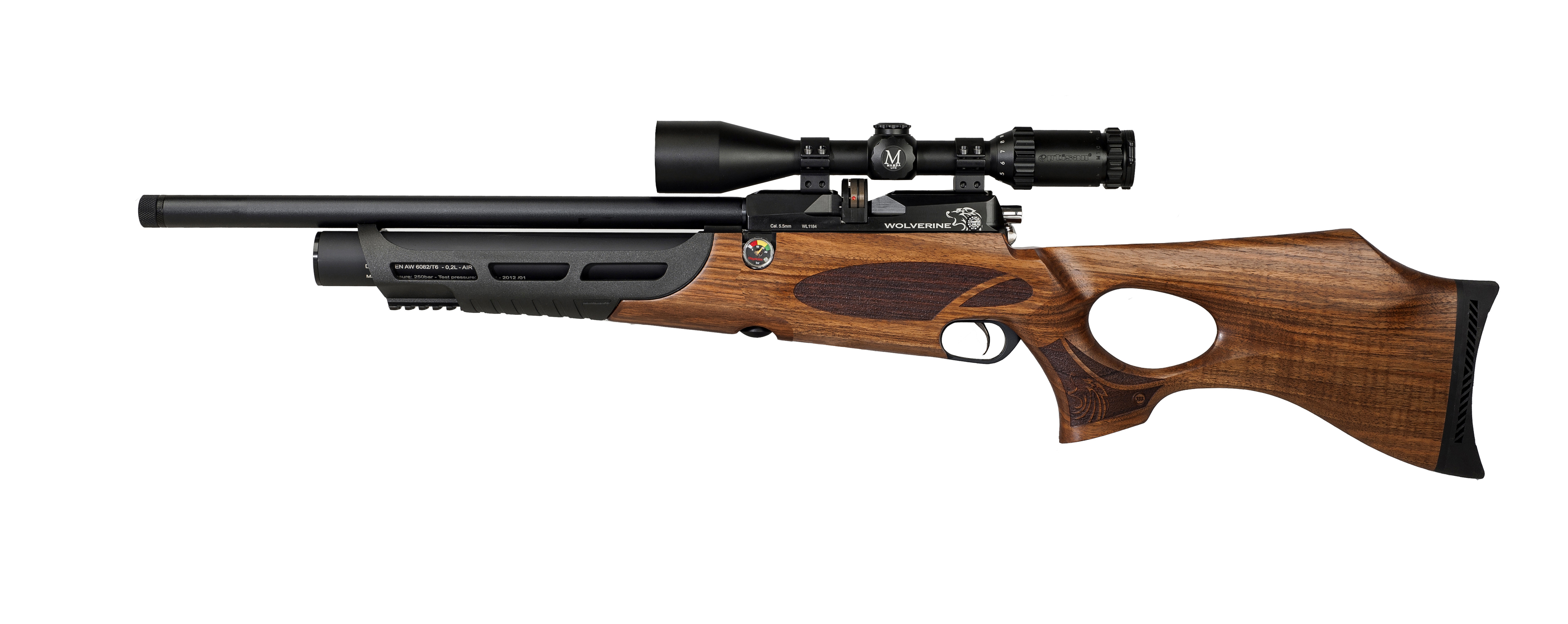 CARABINA DE PCP WOLVERINE 2 BOTTLE 5.5 MM | Casa do Tiro