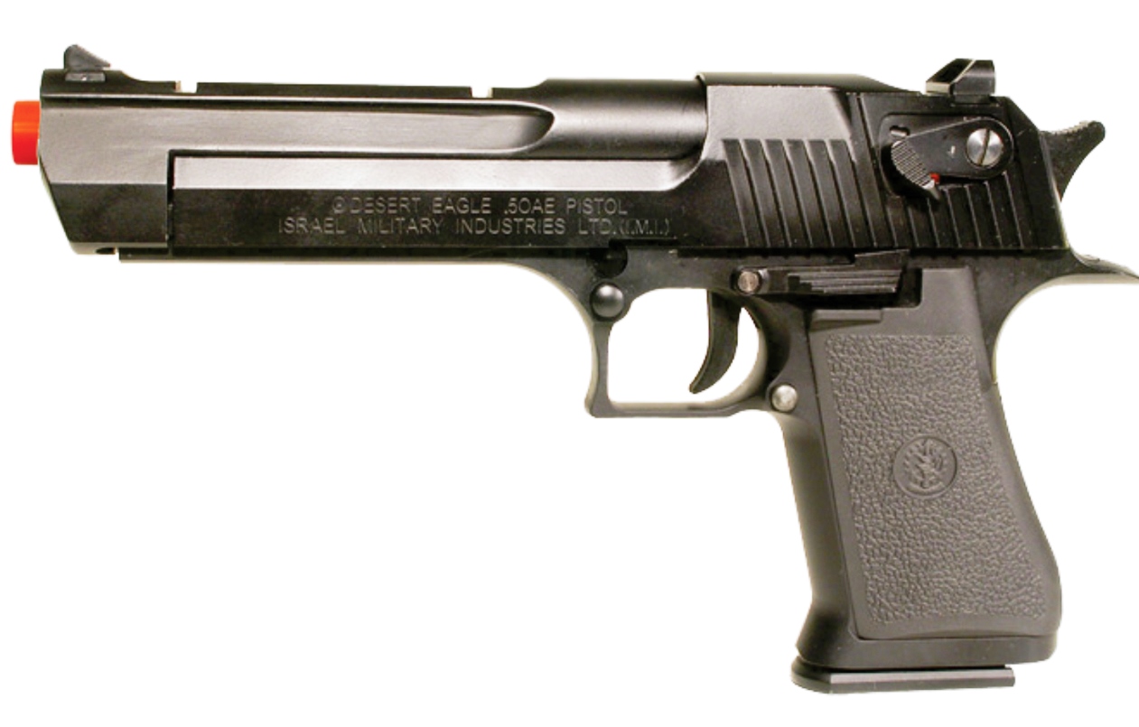 PISTOLA AIRSOFT DESERT EAGLE 50AE CO2 6MM | Casa do Tiro