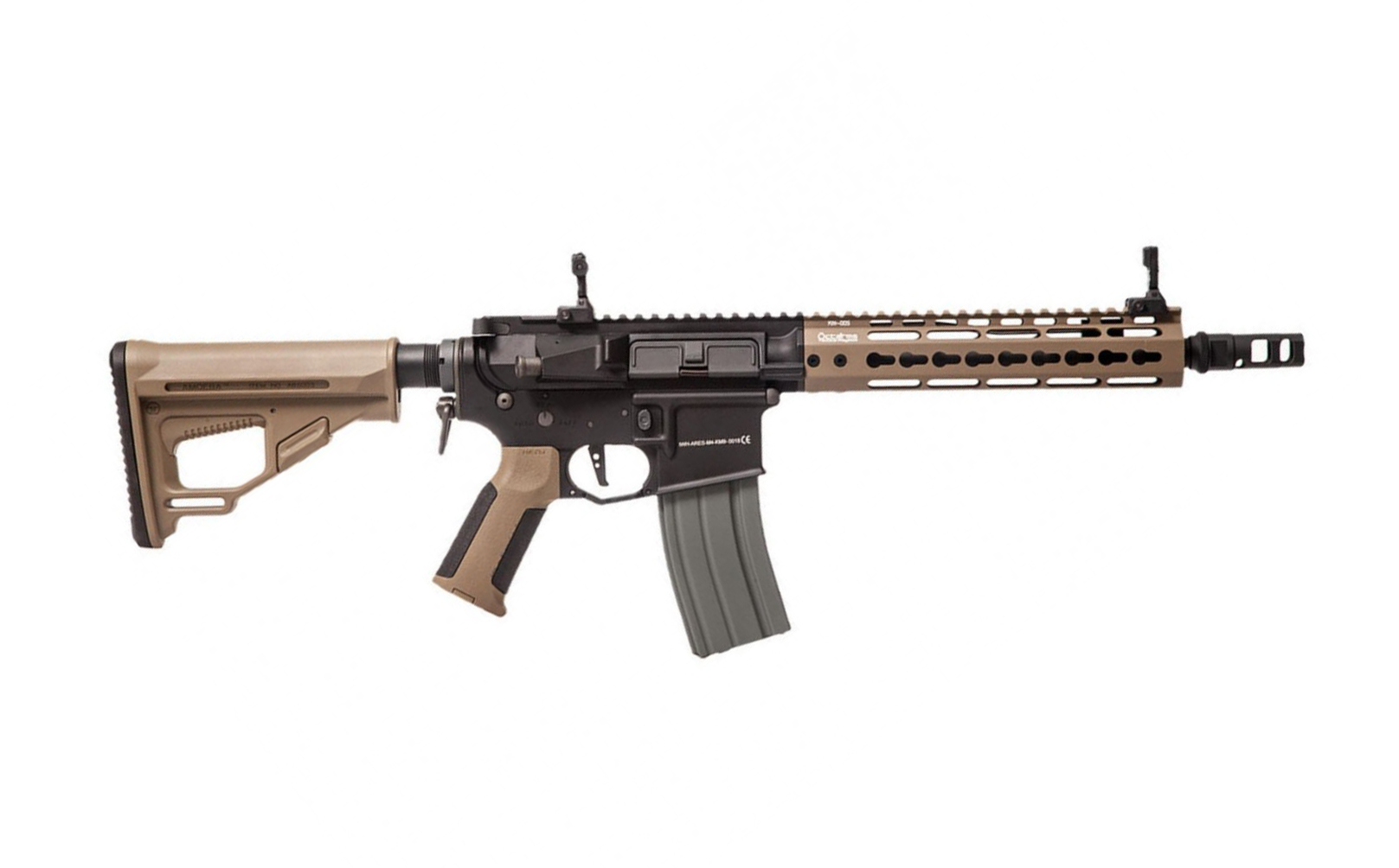 RIFLE AIRSOFT ARES AMOEBA OCTARMS M4 KM09 TAN | Casa do Tiro