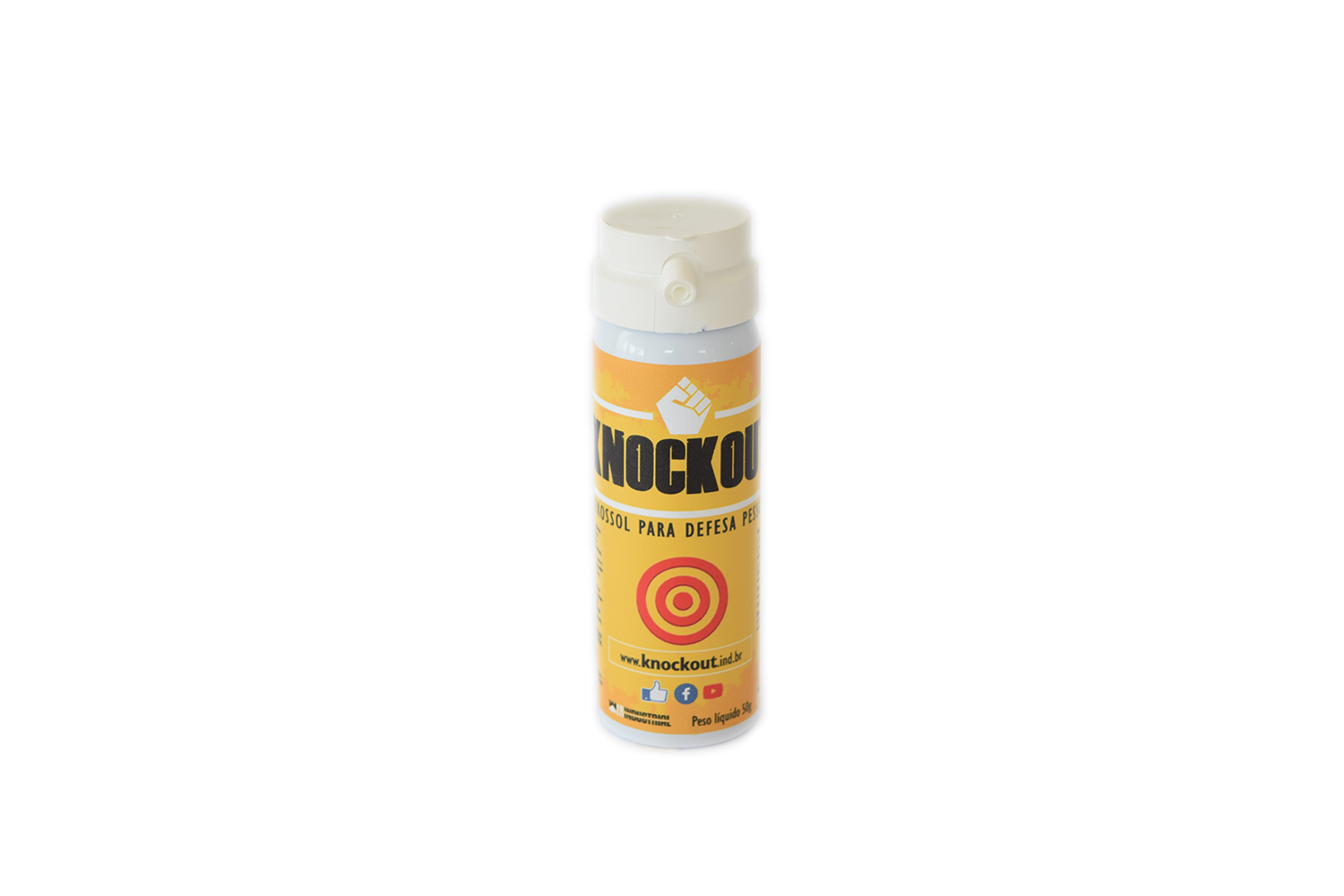 SPRAY PARA DEFESA PESSOAL KNOCKOUT TARGET 50G | Casa do Tiro