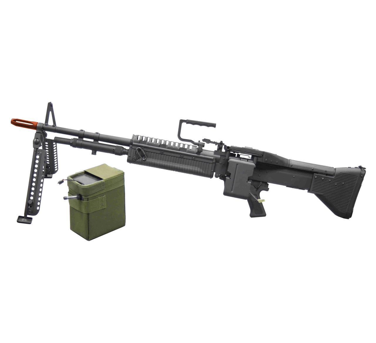 RIFLE AIRSOFT A&E M60 FULL METAL 6 MM | Casa do Tiro