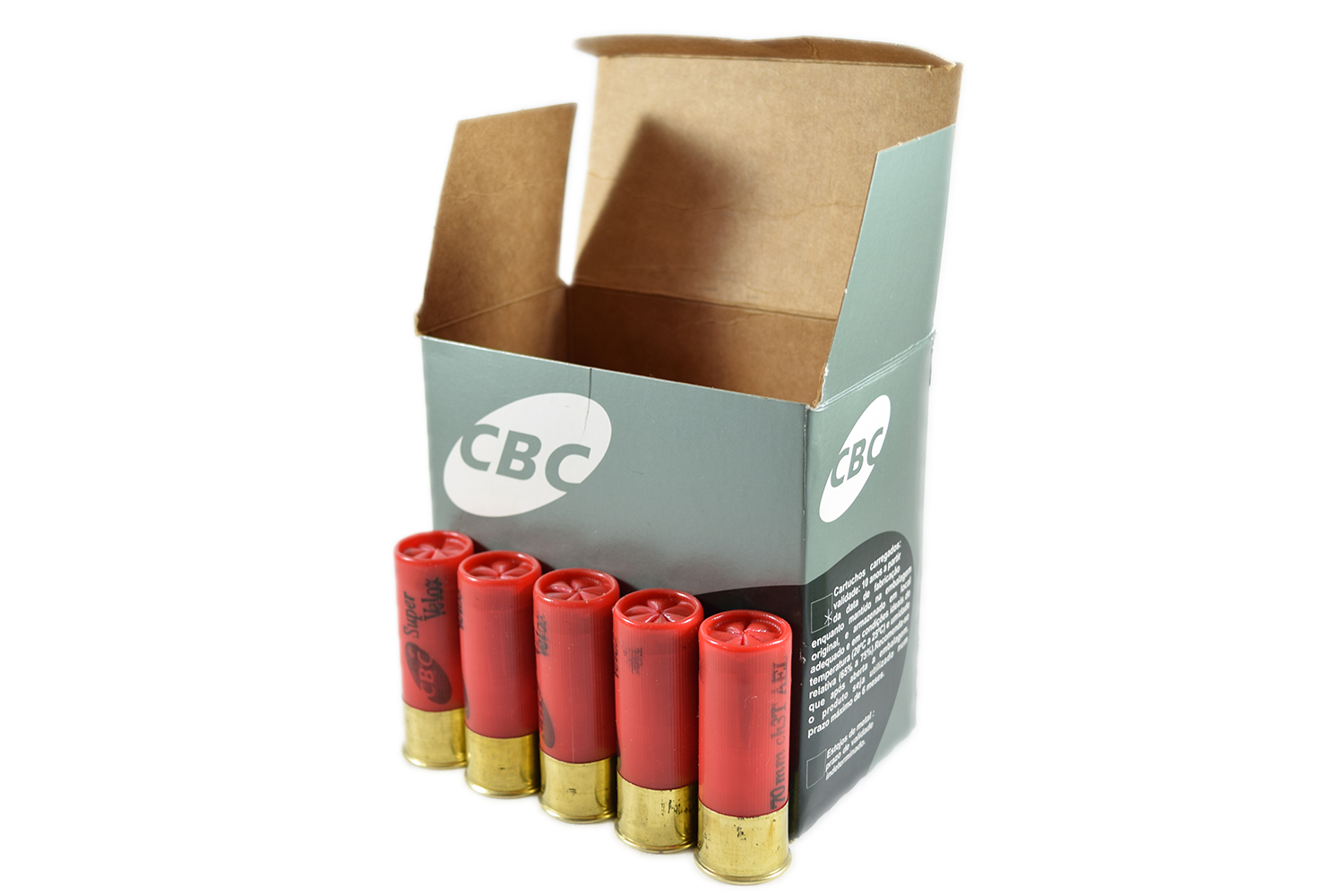 MUNIÇÃO CBC CALIBRE 12 36G CHUMBO 3T SUPER VELOX AEL | Casa do Tiro