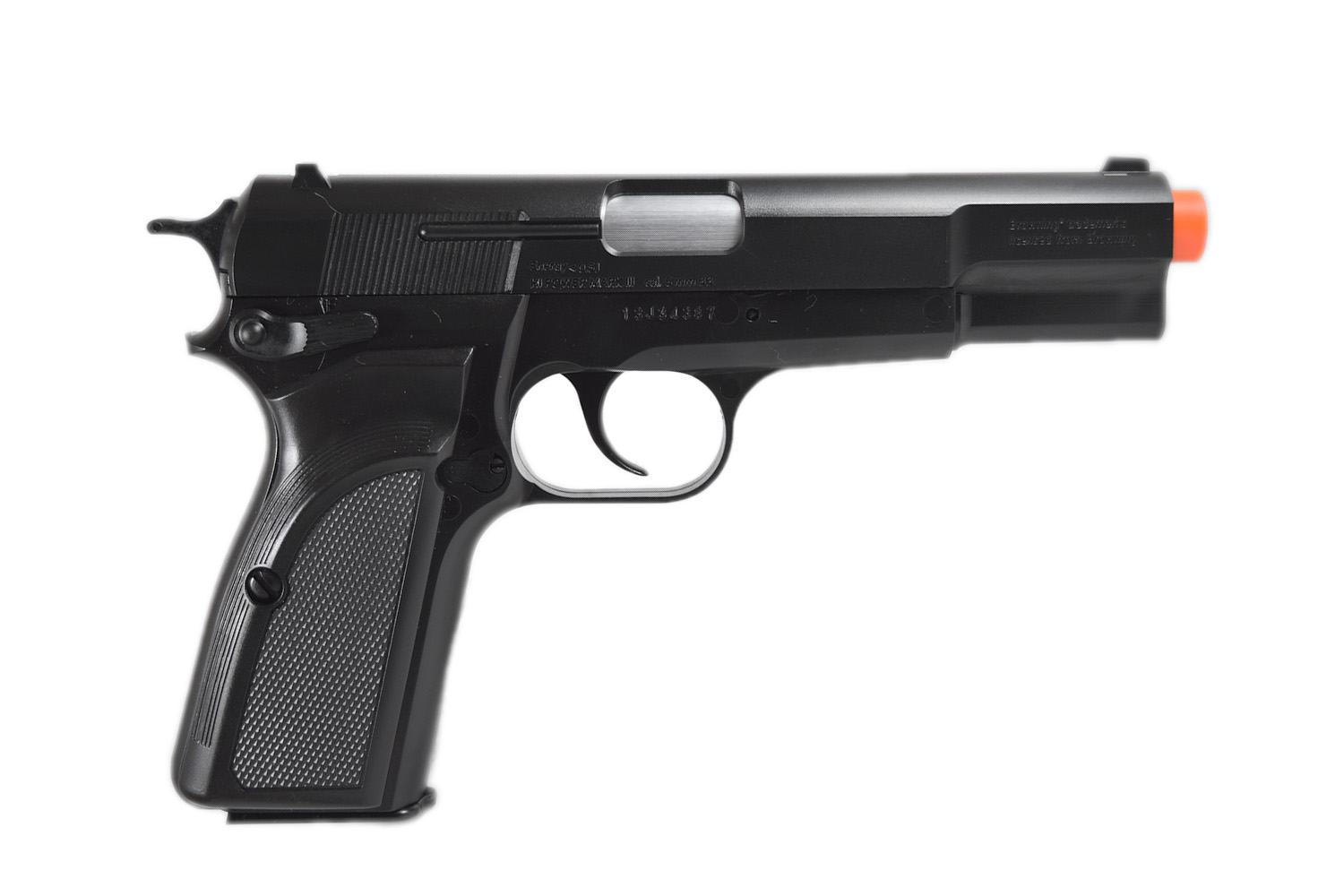 PISTOLA AIRSOFT CO2 BROWNING HI POWER MARK III 6MM | Casa do Tiro