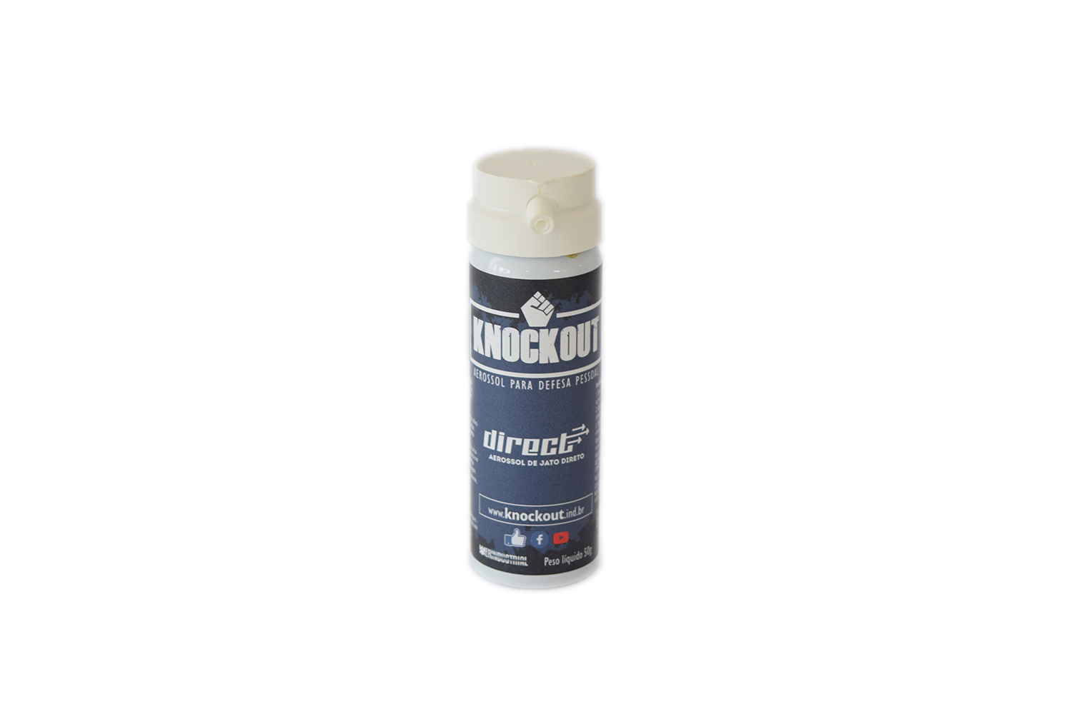 SPRAY PARA DEFESA PESSOAL KNOCKOUT DIRECT 50G | Casa do Tiro