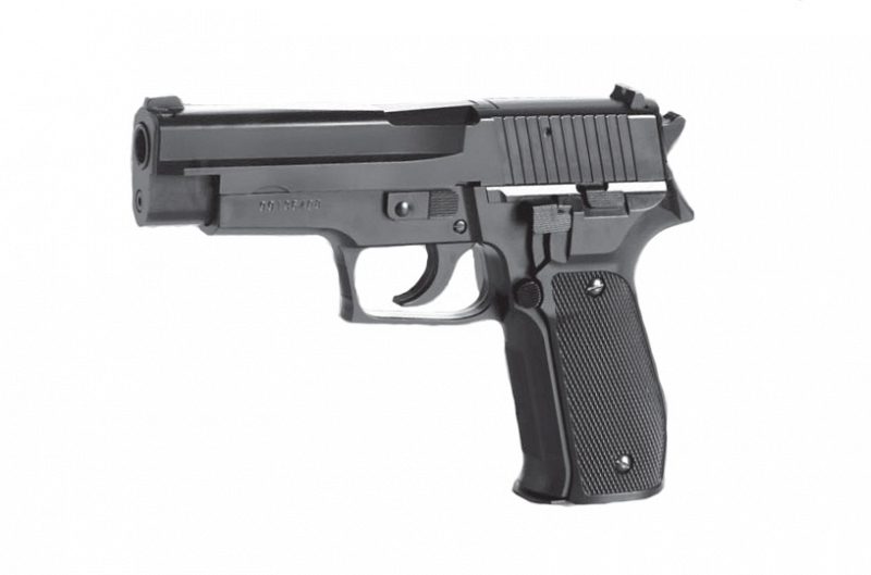 PISTOLA DE AIRSOFT KWC P226 6MM OXIDADA | Casa do Tiro