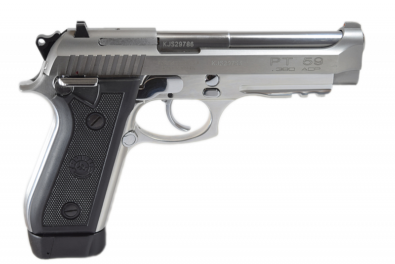 PISTOLA TAURUS PT 59 S INOX CALIBRE .380 | Casa do Tiro